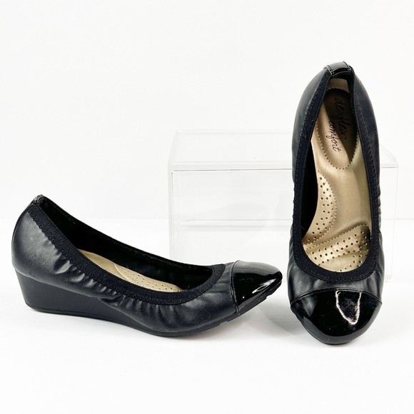 dexflex comfort | Shoes | Dexflex Comfort Wedge Shoes Womens 5 Wide ...